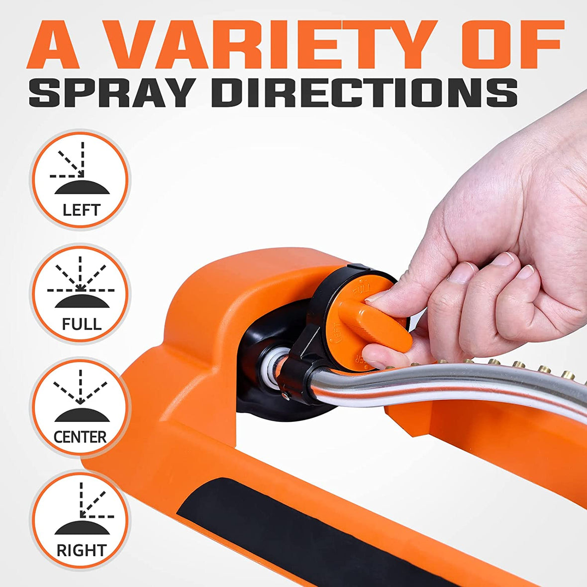 YAMATIC Oscillating Sprinkler, Lawn Water Sprinkler for Yard Hose Spri ...